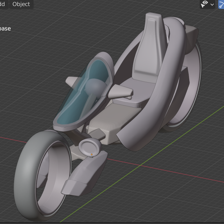 3D Printable Plus M Sam's Bike by arbitScaleModels